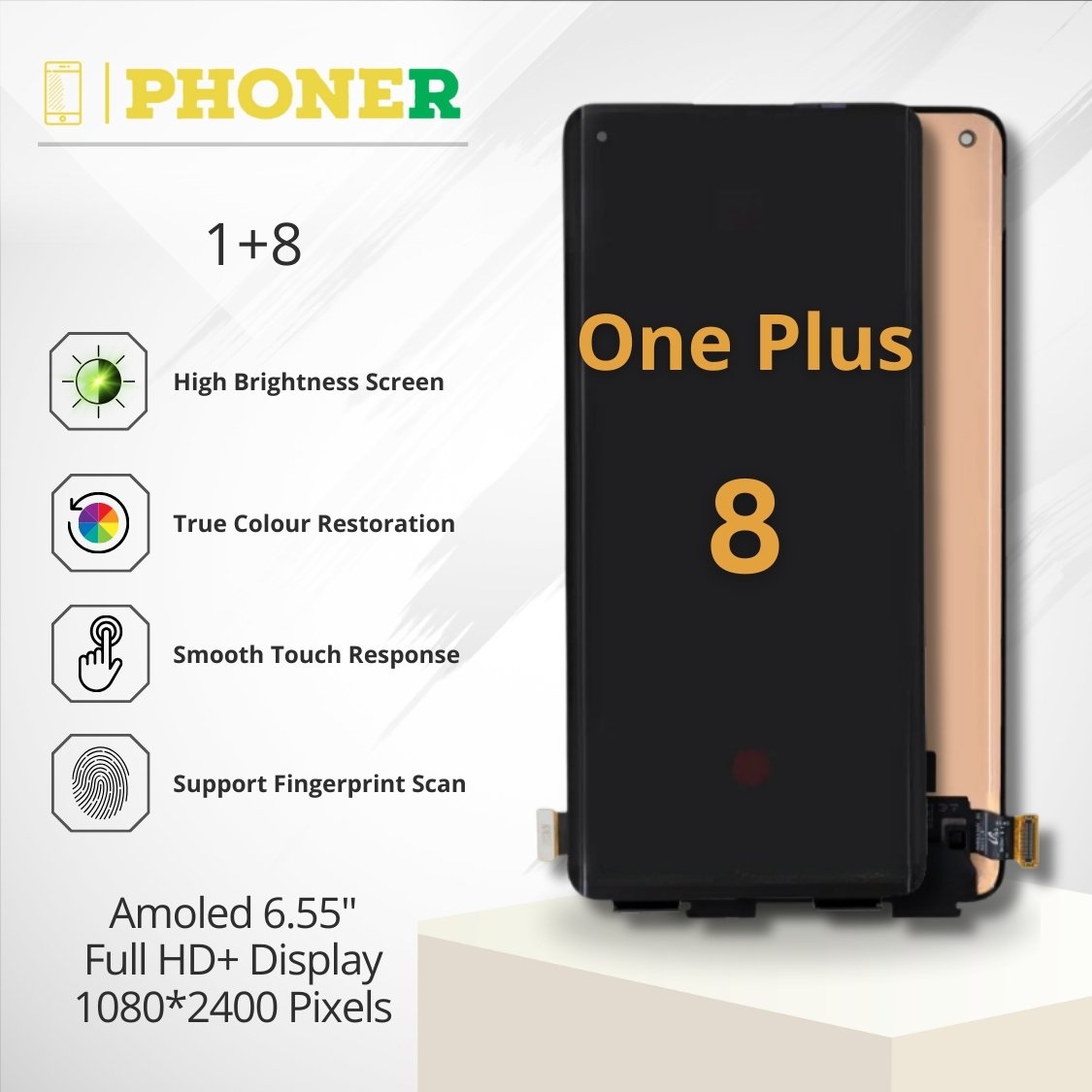 OnePlus 8 LCD Display Folder - Precision Redefined For Visual ...