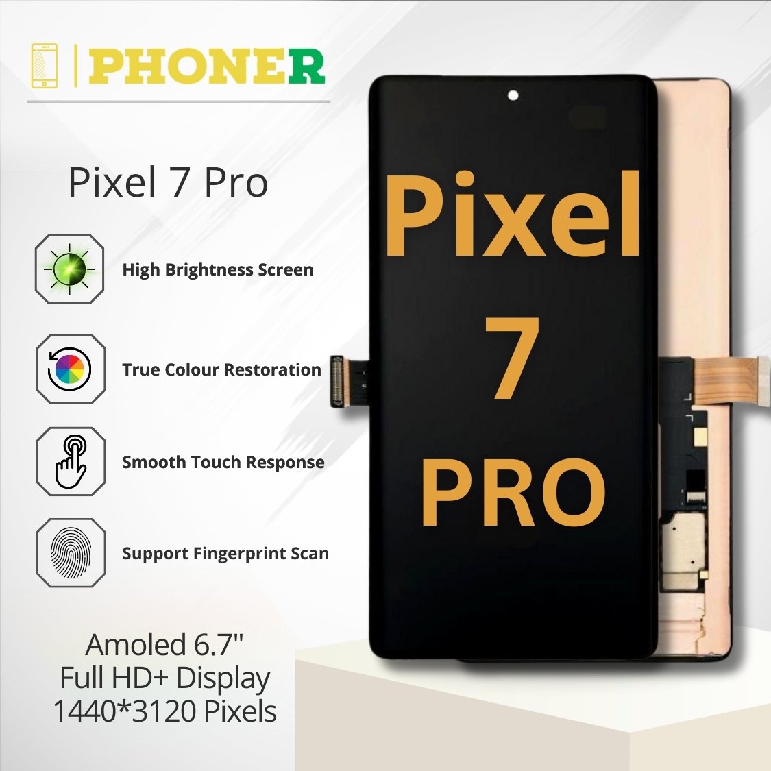 Google Pixel 7 Pro LCD Display Folder - Precision Redefined For ...