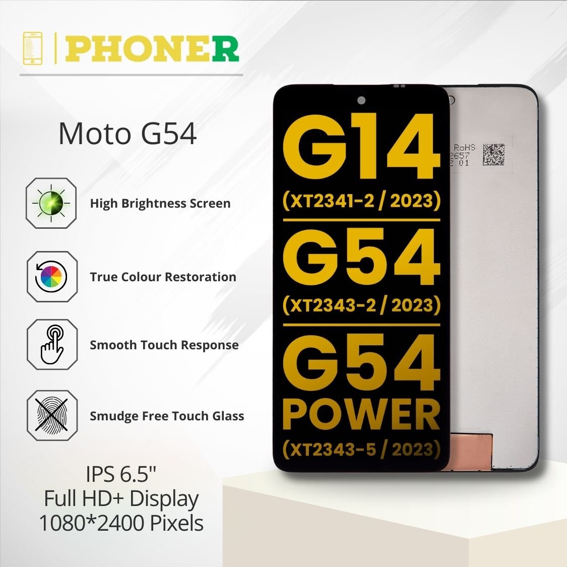 Buy High Quality Moto G54 Display At Lowest Price | COD